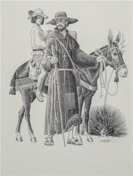 Jose Cisneros | Spanish Friars, Escalante and Dominguez (1992) | MutualArt