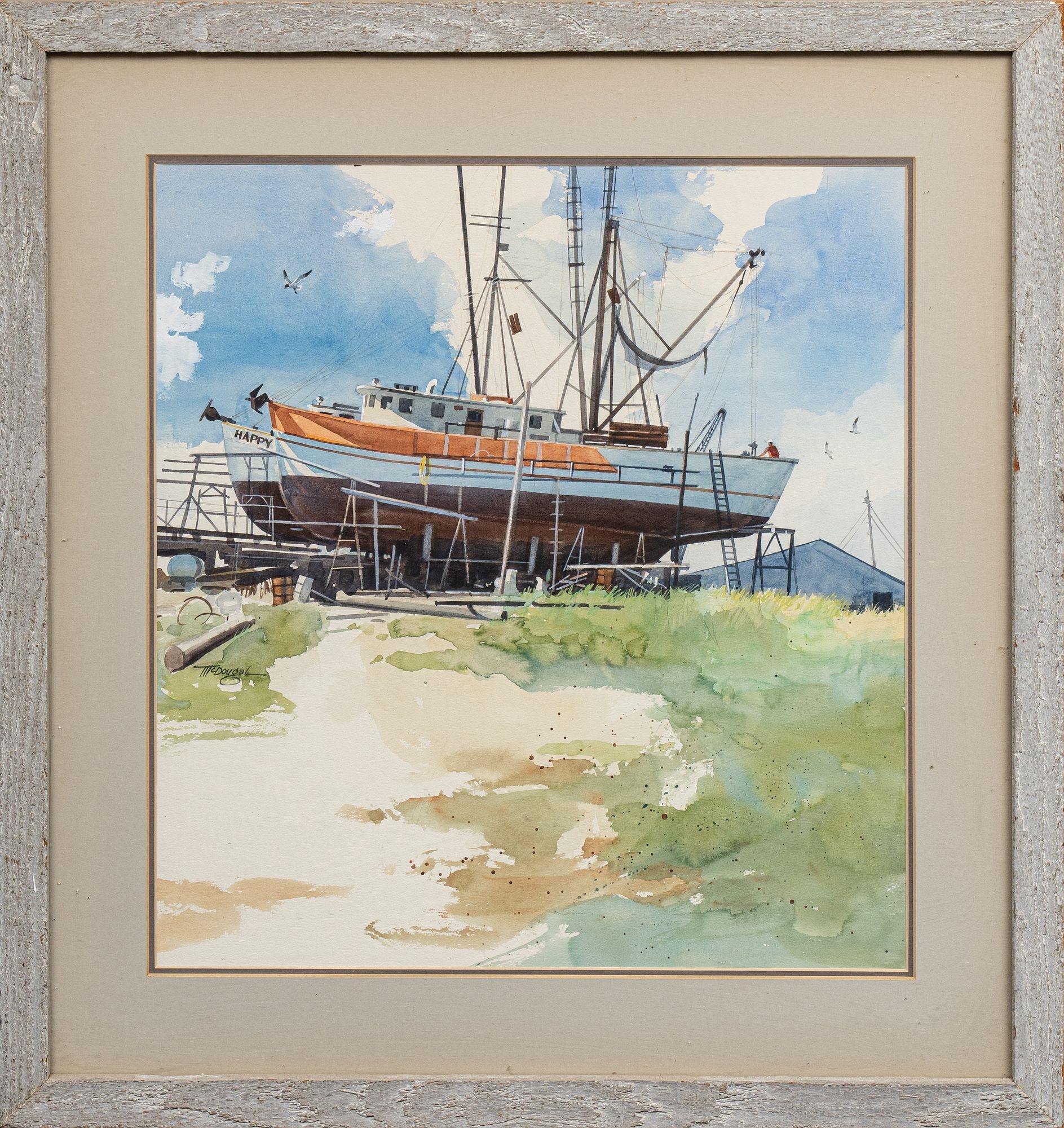 Ivan Ellis McDougal | Gulf Coast Fishing Boats | MutualArt