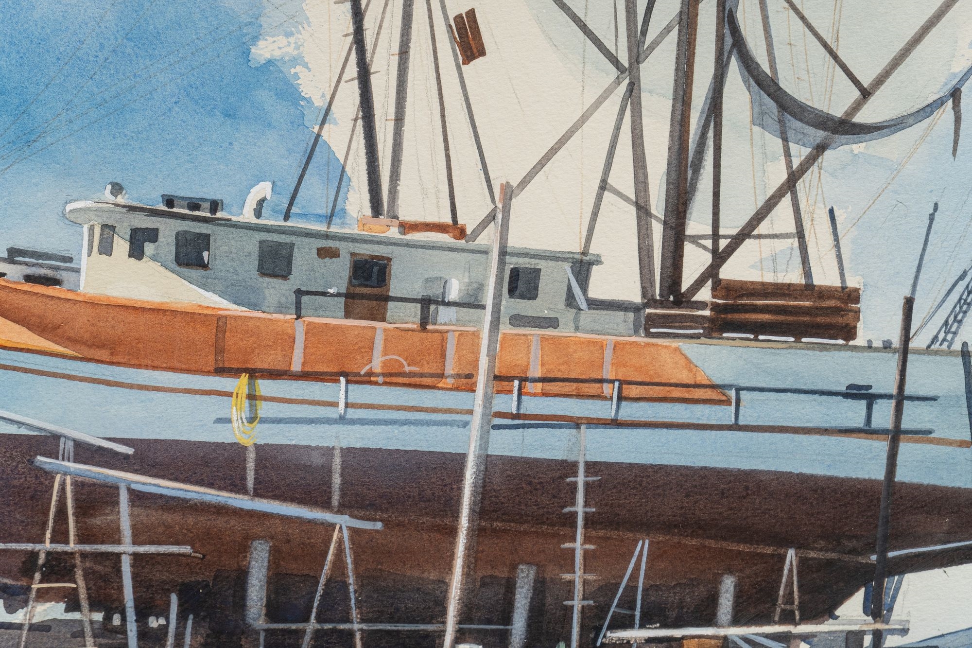 Ivan Ellis McDougal | Gulf Coast Fishing Boats | MutualArt