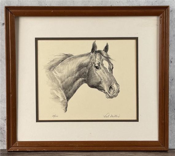 Vel Miller | Vel Miller The Quarter Horse Lithograph Print | MutualArt