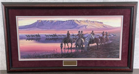 Larry Zabel | Larry Zabel Raiders Rendezvous at Square Butte | MutualArt