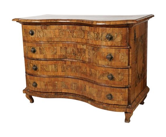 Jewelry | A South German Baroque Burlwood Commode (18th Century ...