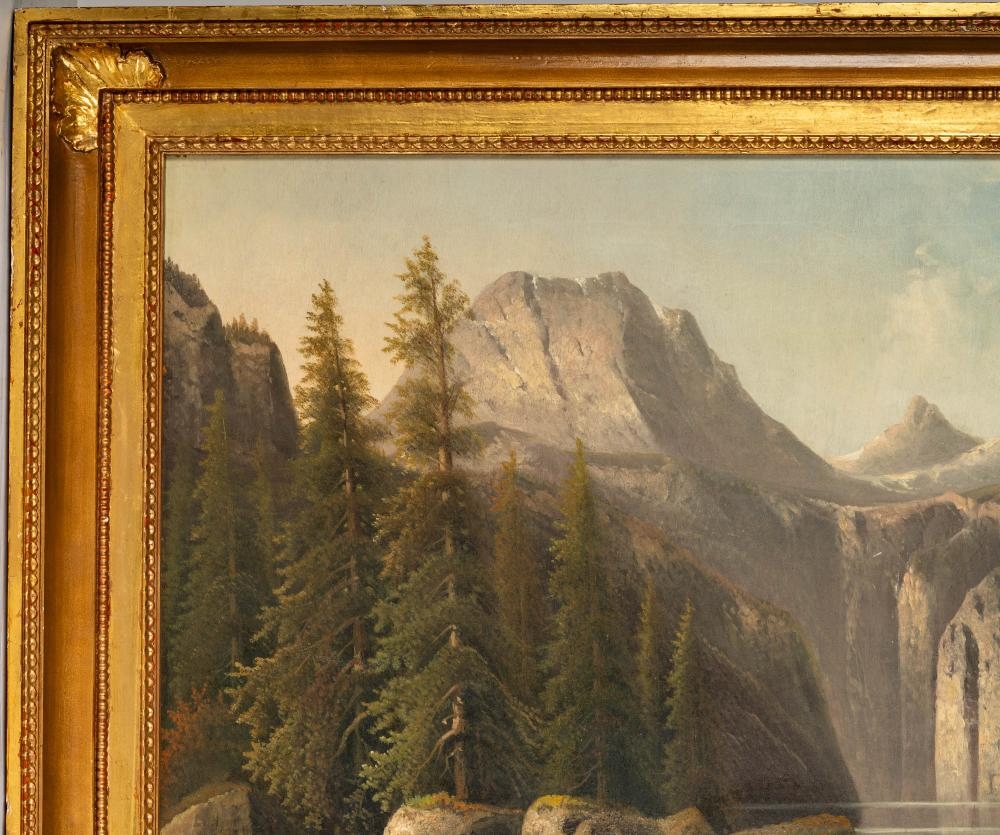 Eilert Adelsteen Normann | Mountain Lake Landscape | MutualArt