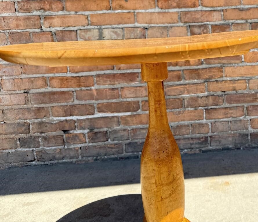 Stoney Lamar | Stoney Lamar Birds Eye Maple Table (1979) | MutualArt