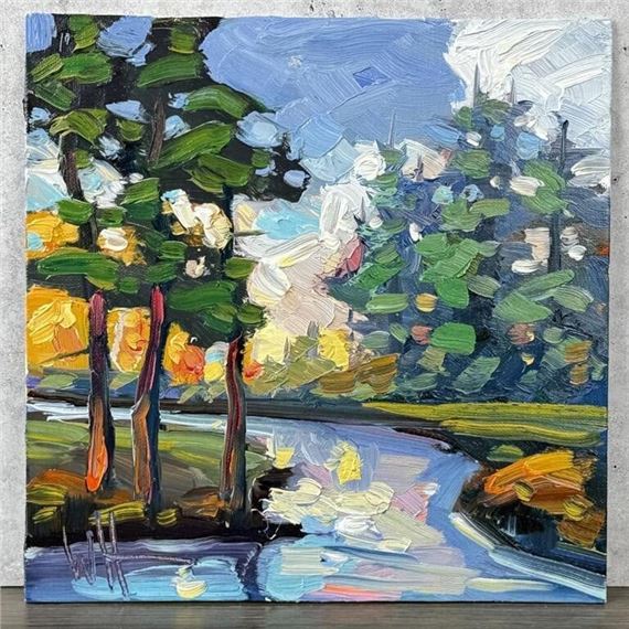 William Hawkins | William Hawkins Arizona Oil on Board Painting (2004 ...