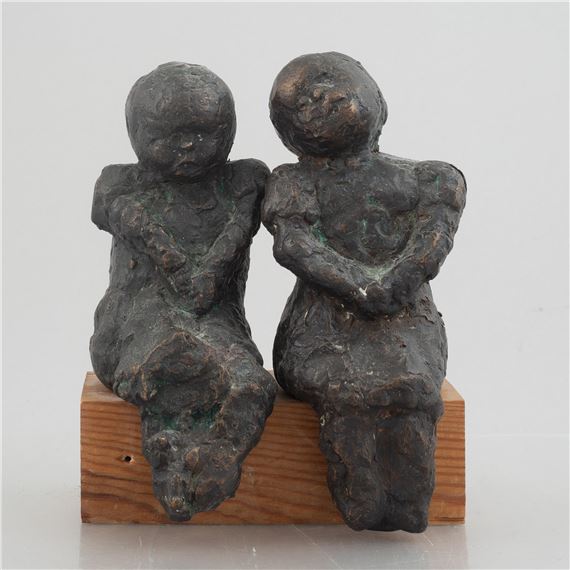Berta Hansson | Children seated | MutualArt