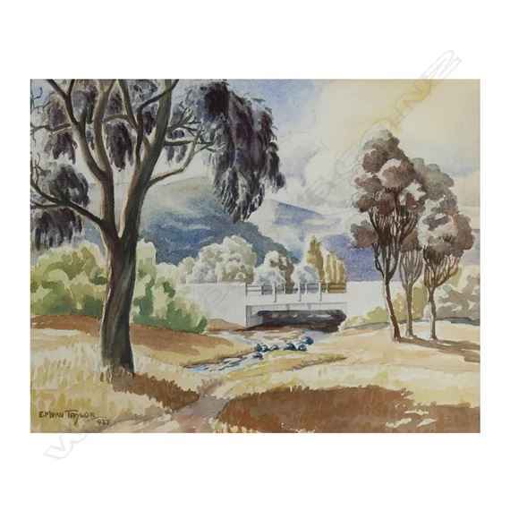 E. Mervyn Taylor | Country Bridge (1937) | MutualArt