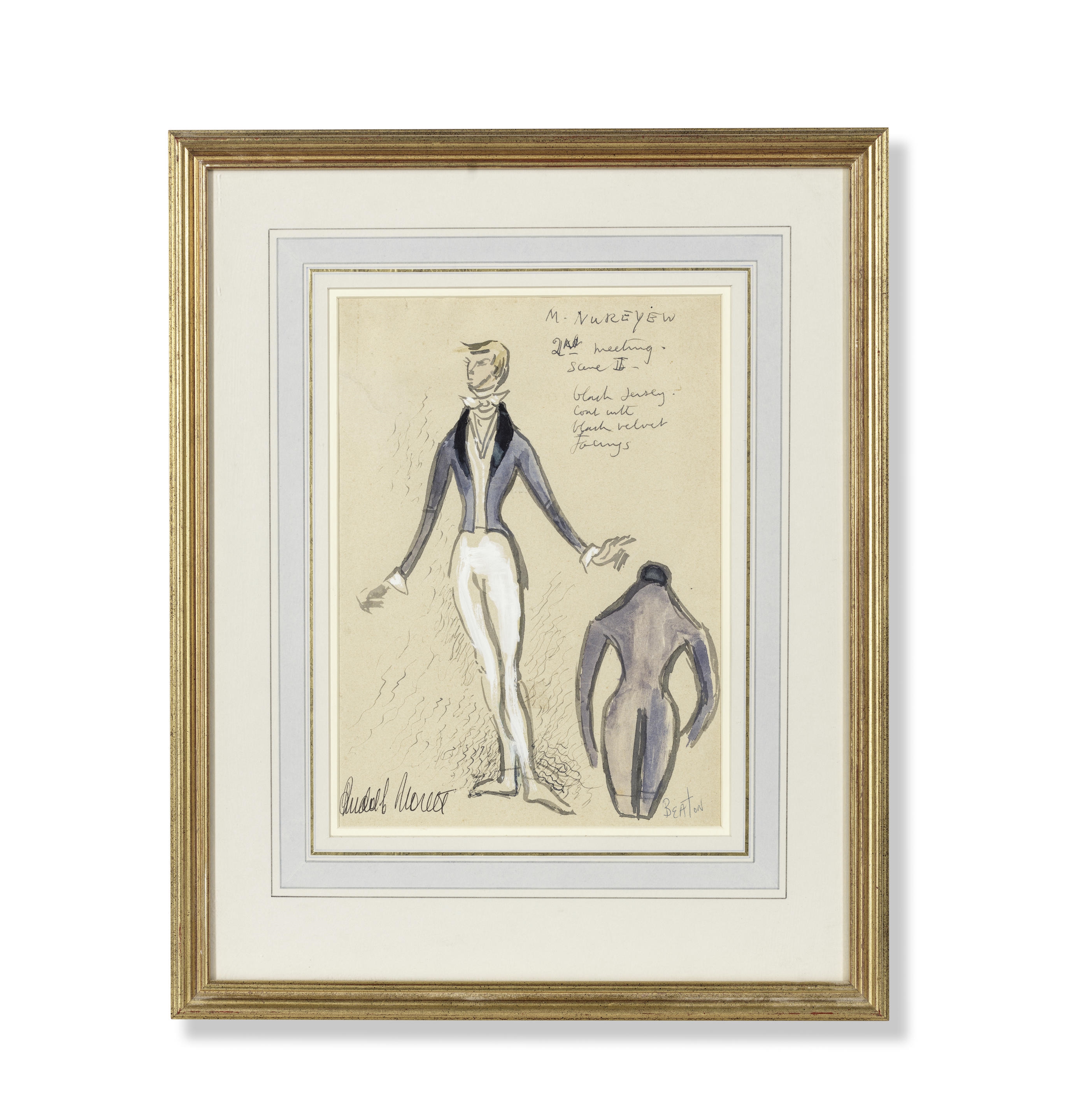 Cecil Beaton | A costume design for Rudolf Nureyev as the titular role ...