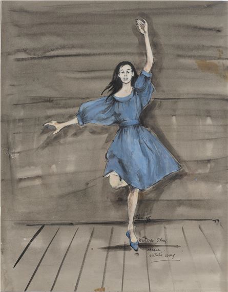 Irene Sharaff | Two costume designs forWest Side Story, 1961 (1961 ...