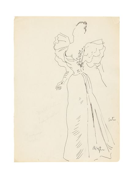 Cecil Beaton | A preliminary sketch forLady Windermere's Fan, 1945-46 ...
