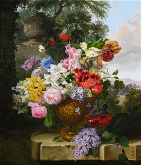William John Wainwright | SUMMER FLOWERS (1865) | MutualArt