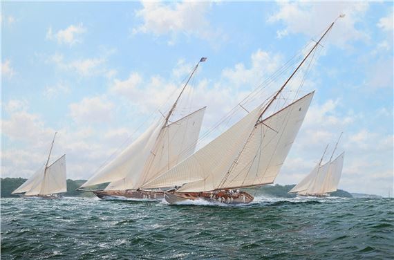 John Steven Dews | RACING OFF NORRIS CASTLE | MutualArt