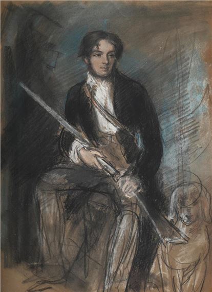 Francis Grant | PORTRAIT OF JAMES BATEMAN OF BIDDULPH GRANGE | MutualArt