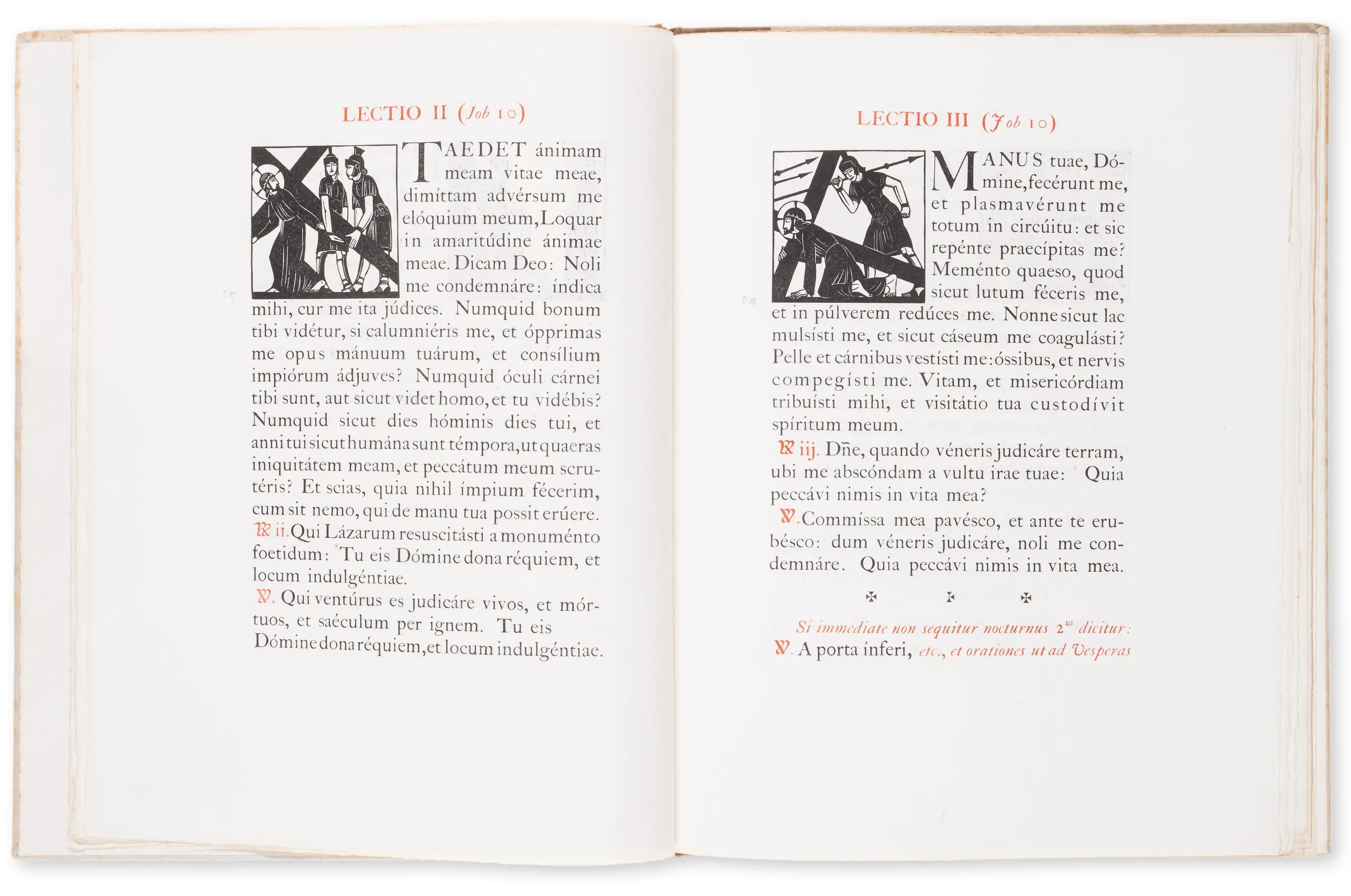 Eric Gill | Lectiones ad Matutinum officii Defunctorum (1925) | MutualArt