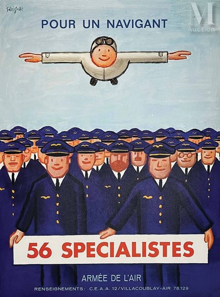 Raymond Savignac | For a Rare Air Force Navigant 56 Specialists Viale ...