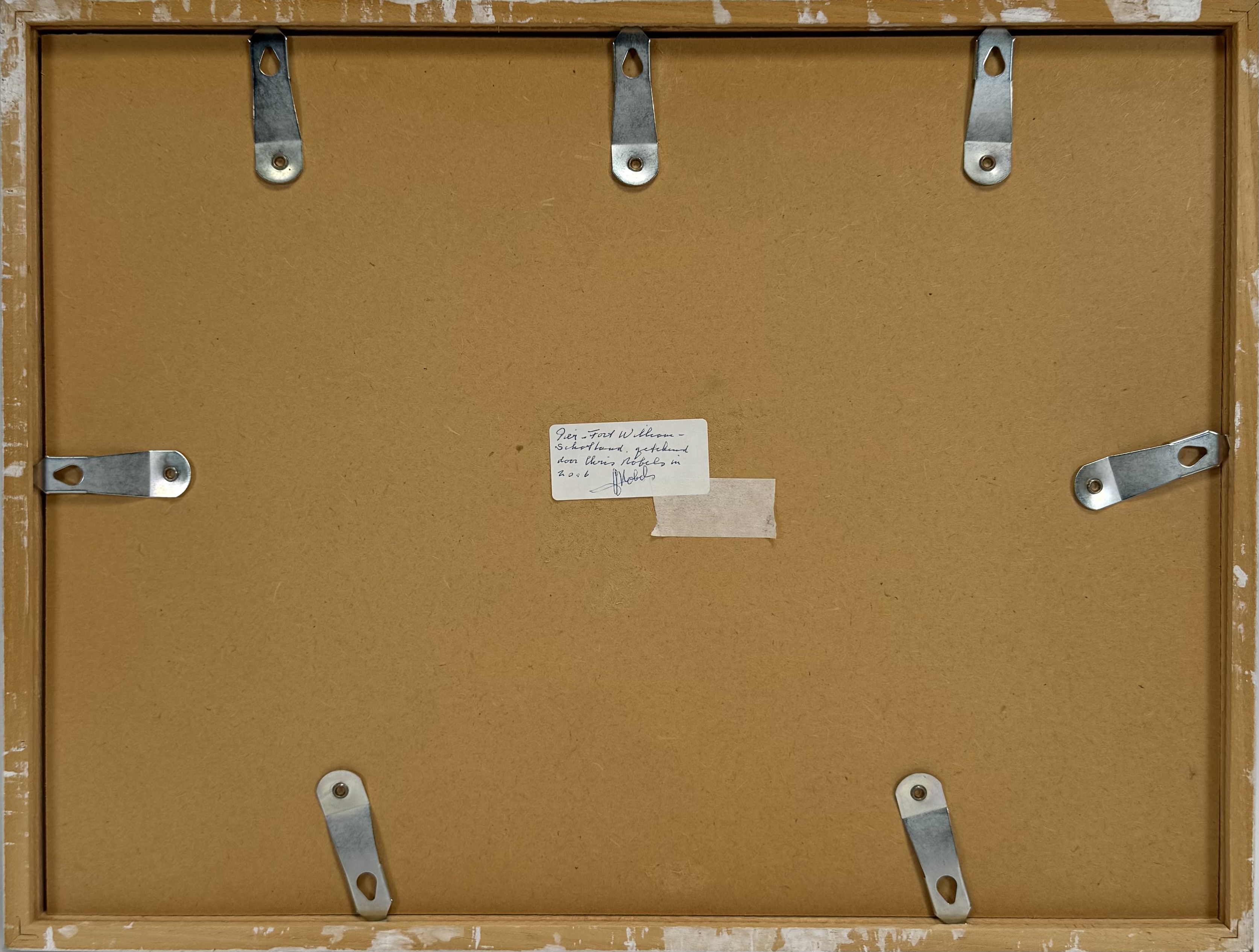 Chris | Tekening op papier van de pier Fort William Schotland door ...