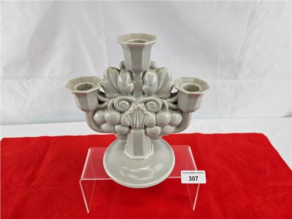 John Clayton Adams | Poole Pottery candelabra designed by John Adams 19 ...
