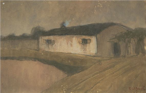 Emanuel Vidović | Kuća kraj vode (1922) | MutualArt