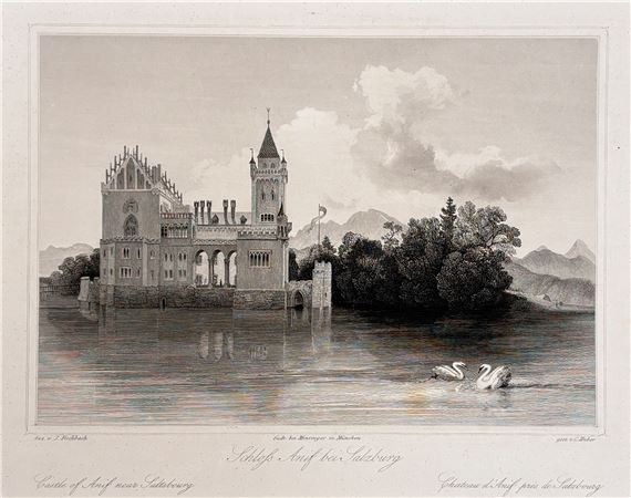 Johann Fischbach | Picturesque views of Salzburg and Upper Austria (17 ...