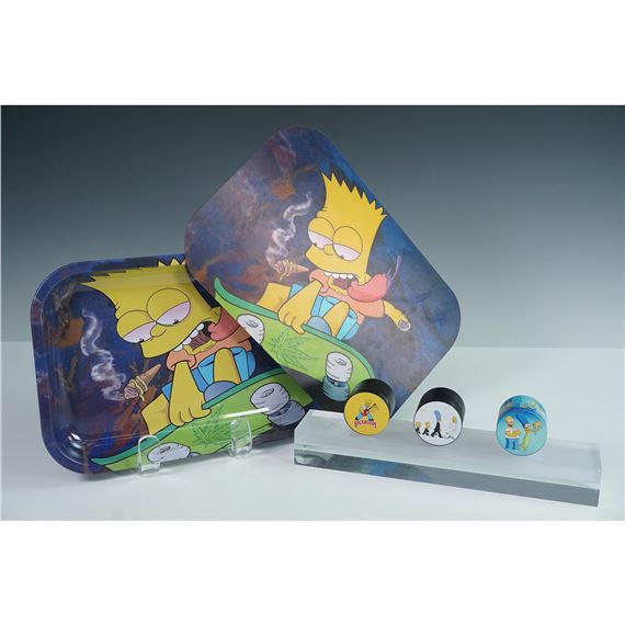 Homer | 5pc Simpsons Themed Grinder and Tray Set (21st Century) | MutualArt