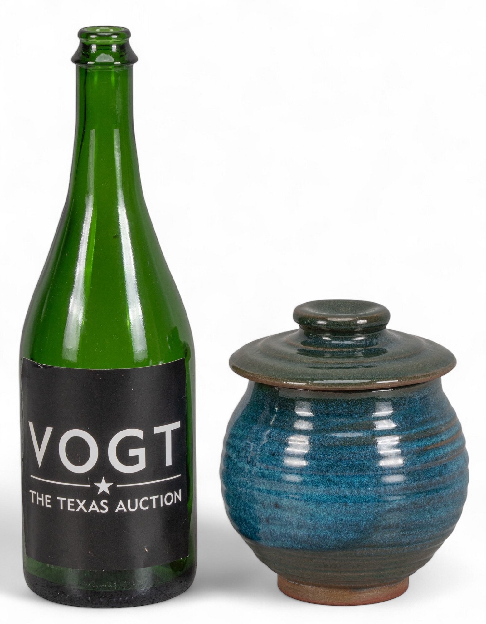 Harding Black | Turquoise Lidded Jar (1983) | MutualArt