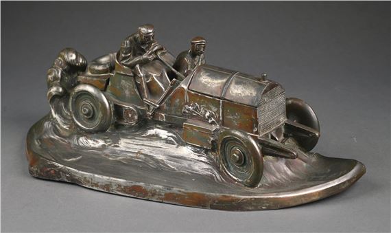 Wilhelm Zwick | Wilhelm Zwick Cast racecar featuring inkwell storage ...