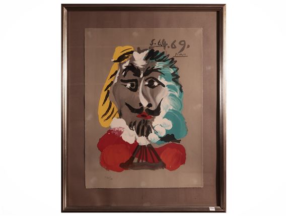 Pablo Picasso | Imaginary portrait 1969 (1969) | MutualArt