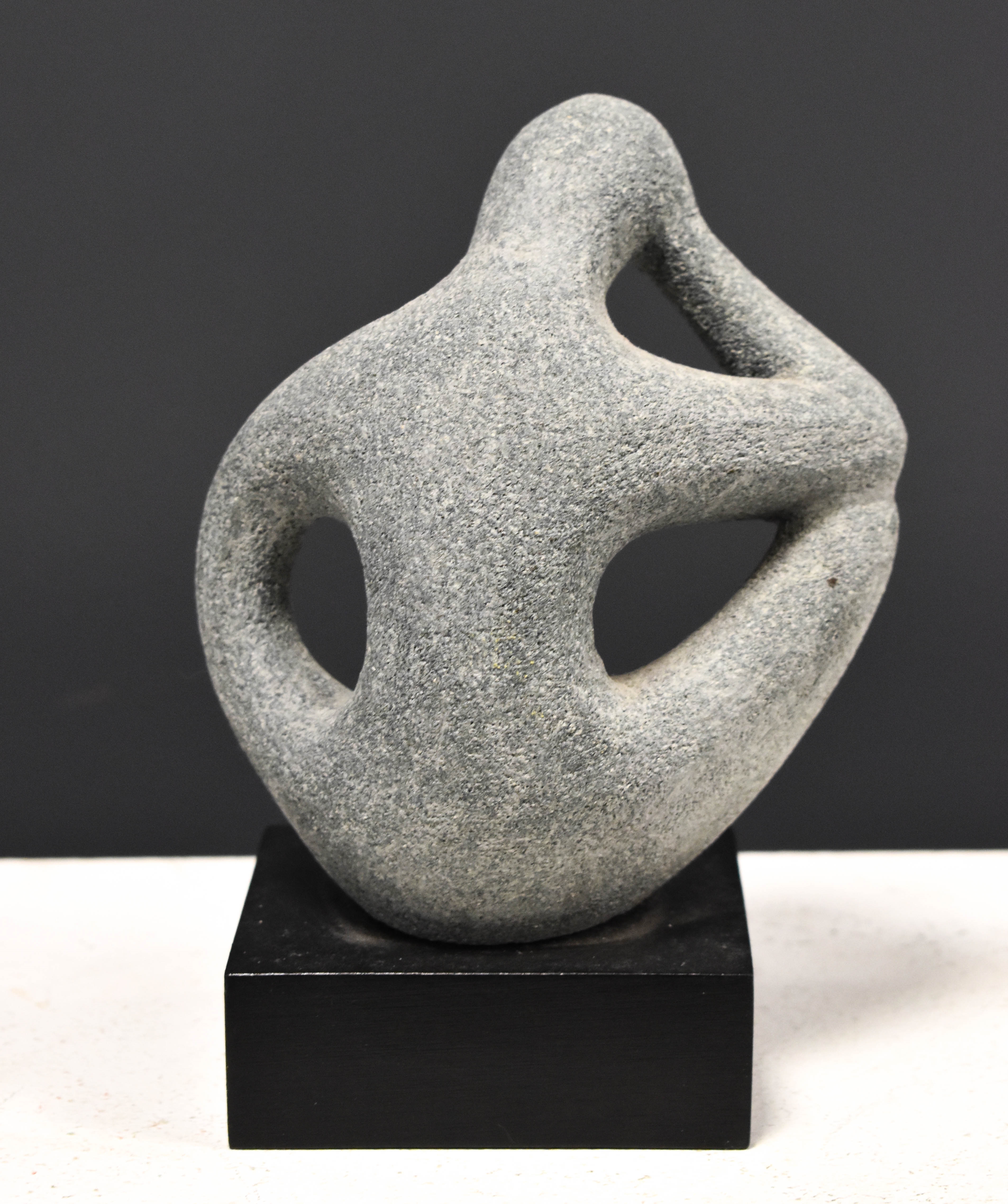 Prior | A 20th century stone carved sculpture titled Thinking Man (20th ...