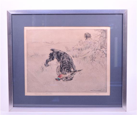 Henry Wilkinson | 20TH CENTURY DOG ETCHING (20th Century) | MutualArt