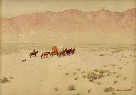 Leonard Howard Reedy | Leonard H. Reedy Western Watercolor | MutualArt