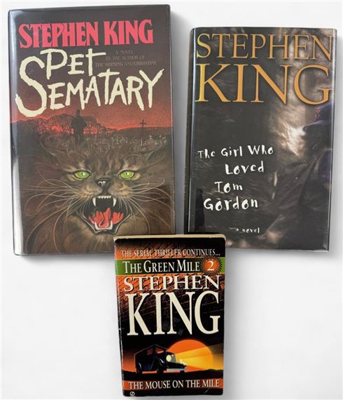 Stephen King | 3 Autographed Novels by Stephen King | MutualArt