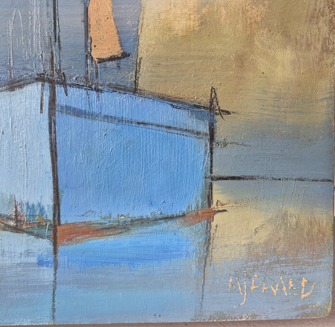 Michael Praed | BOATS IN A HARBOUR | MutualArt