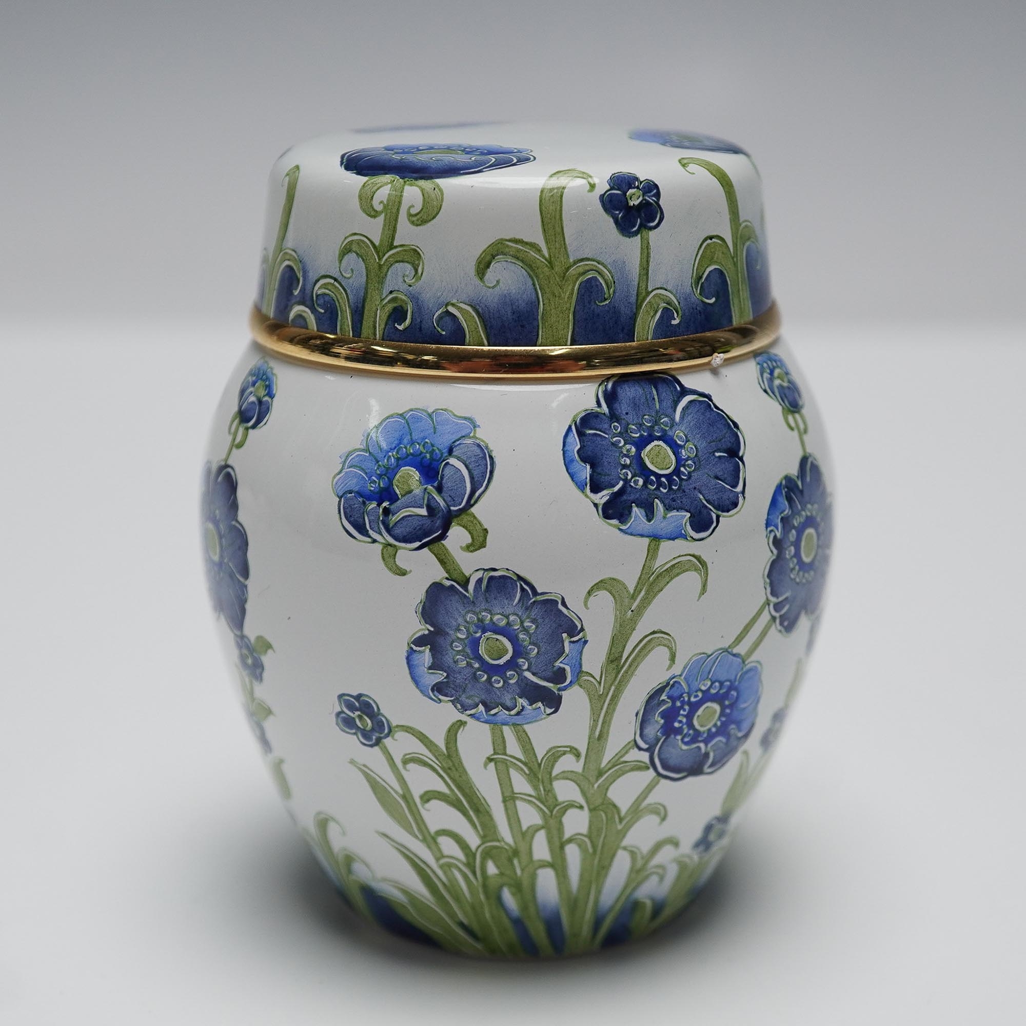 Elliot Hall | Moorcroft Elliot Hall Enamels Small Ginger Jar (2001 ...
