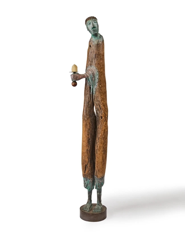 Peter Eugene Ball | Figure with candle (1970s) | MutualArt