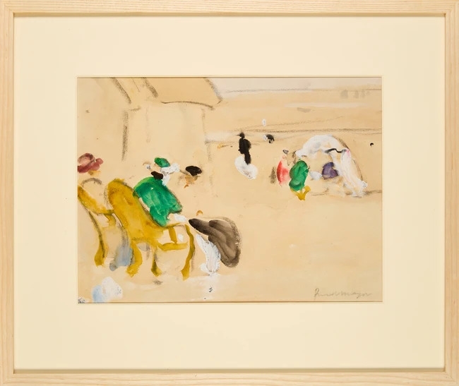 William Frederick Mayor | Beach scene | MutualArt