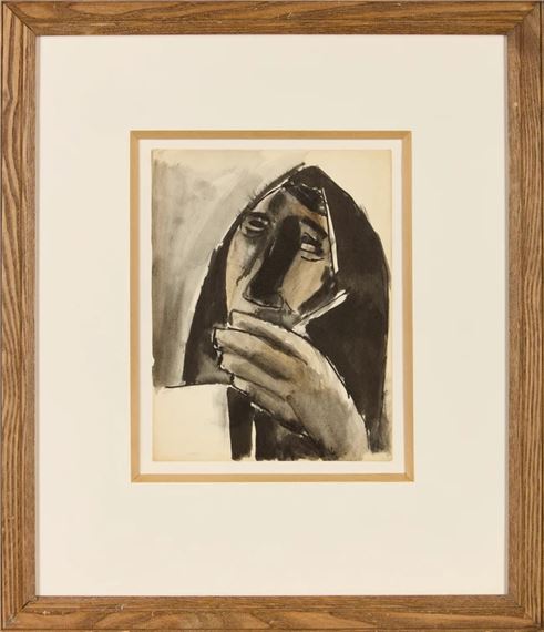 Josef Herman | Women of Taos III (1985) | MutualArt