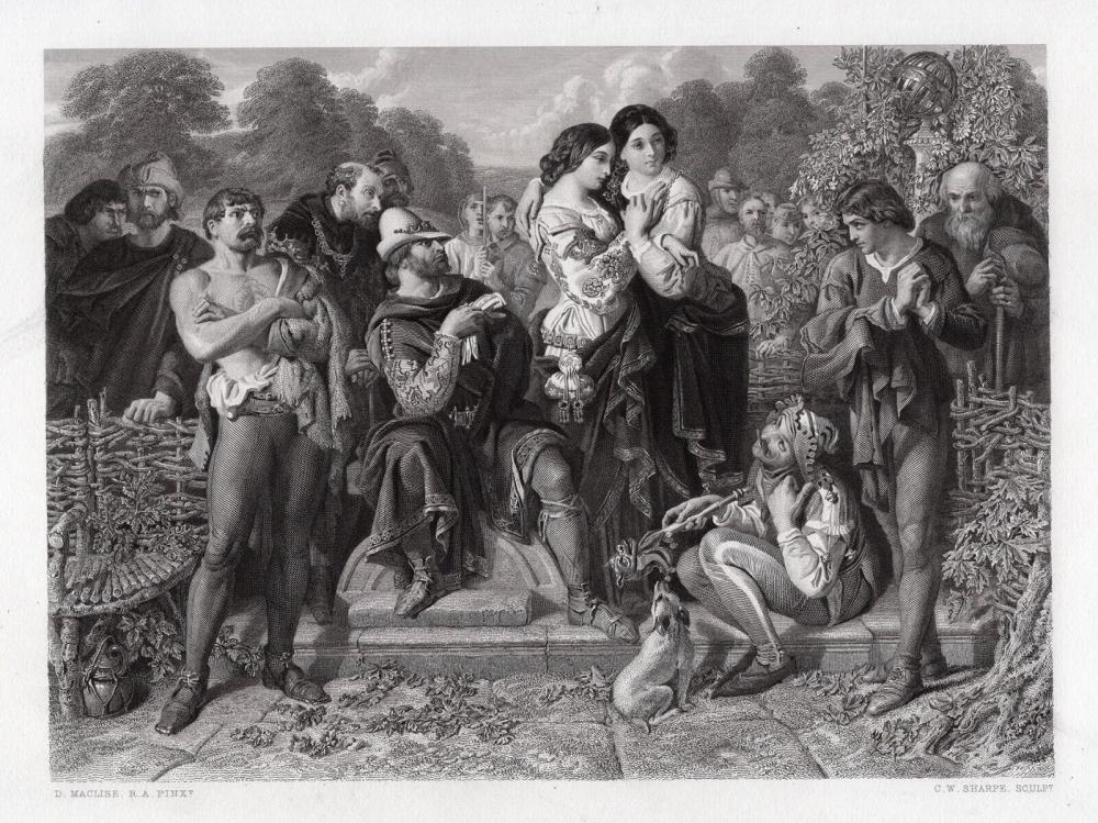 Daniel Maclise | Orlando & the Wrestler (1868) | MutualArt