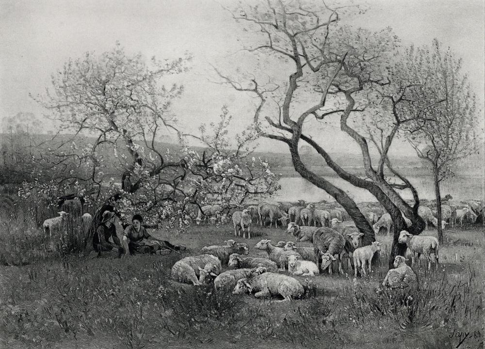 Louis-Aimé Japy | The Shepherds Rest (1890) | MutualArt
