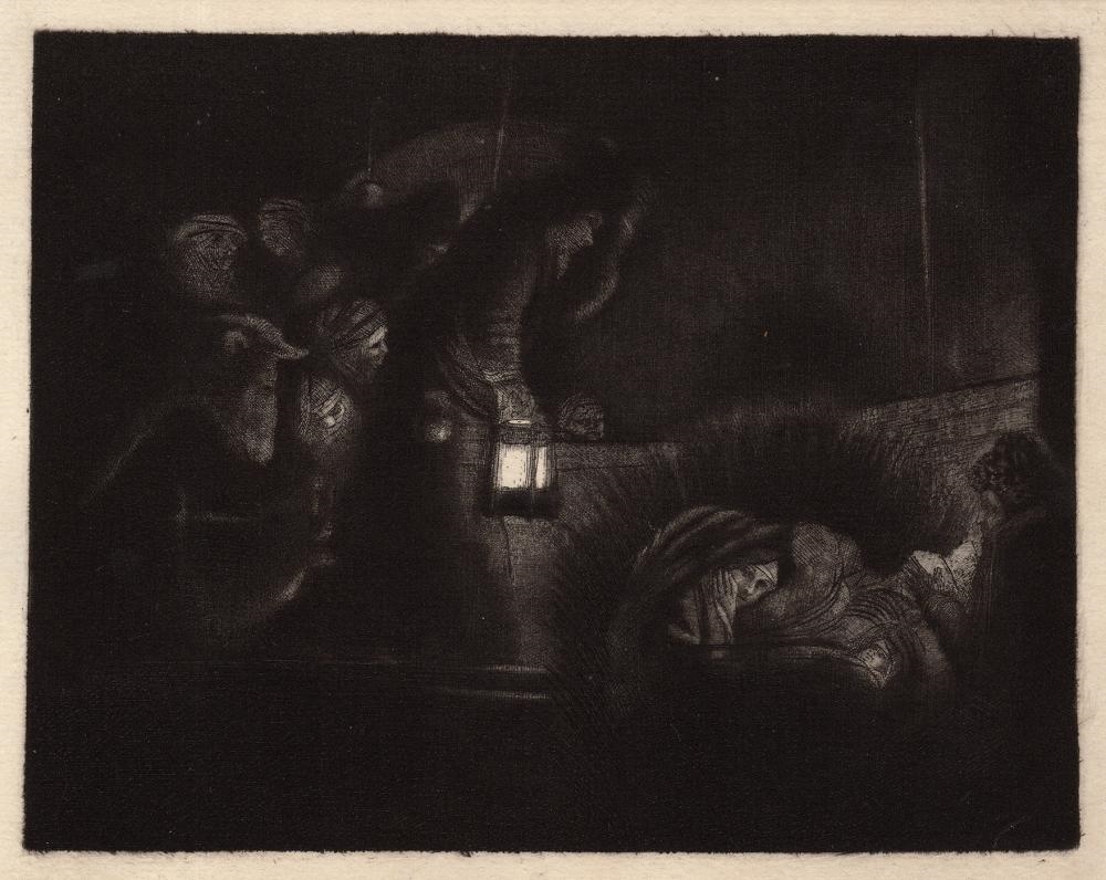 Rembrandt van Rijn | Adoration of the Shepherds (1880) | MutualArt