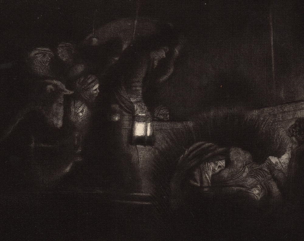 Rembrandt van Rijn | Adoration of the Shepherds (1880) | MutualArt