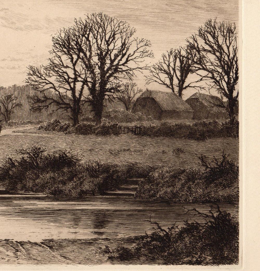 Frederick Alfred Slocombe | A Ford on the Lea of Hatfield (1889 ...