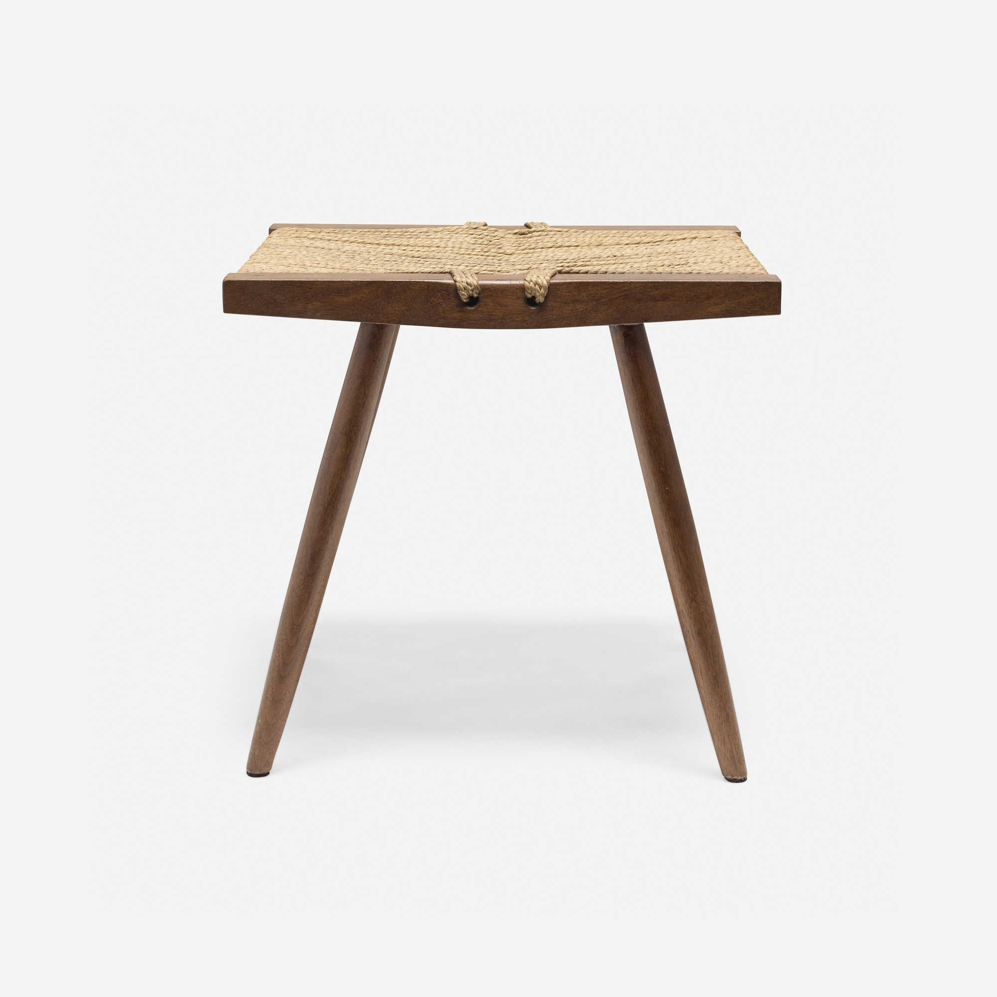 George Nakashima | Grass-Seated stool | MutualArt