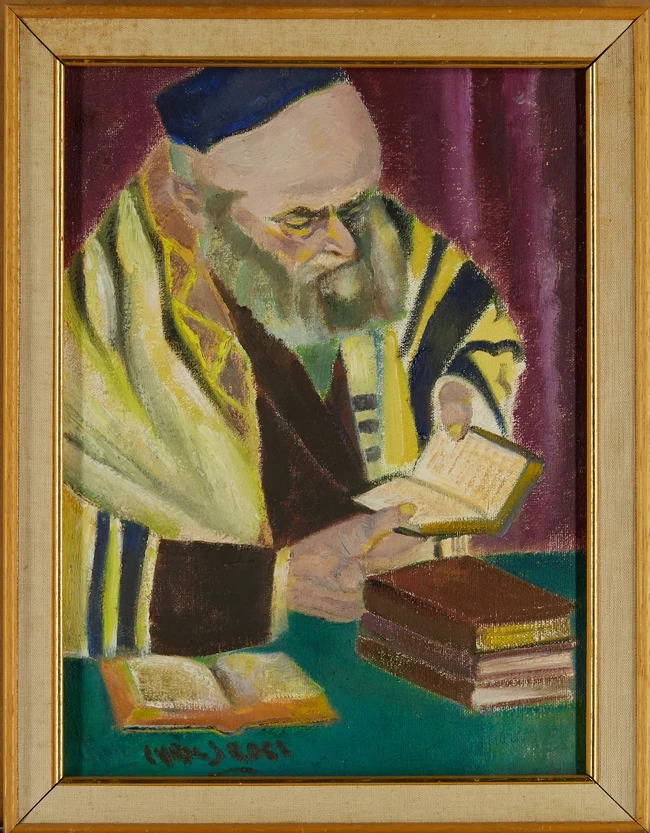 Cyril J. Ross | Portrait of a Rabbi | MutualArt