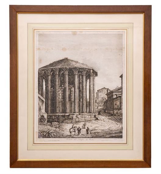 Roman School, 18th Century | INCISIONE TEMPIO DI VESTA (1820) | MutualArt
