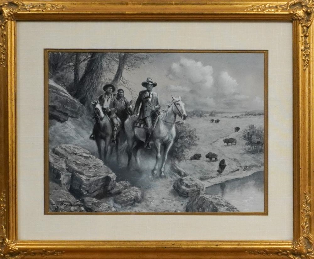 Wayne Cooper | Untitled Plains Landscape with Figures (1992) | MutualArt