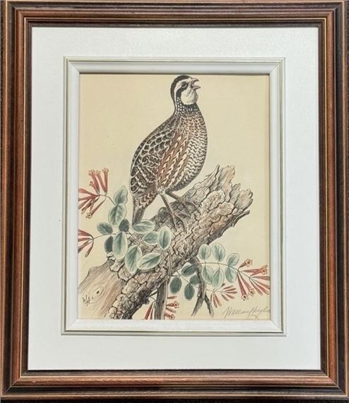 Wallace Hughes | CHARMING WALLACE HUGHES SIGNED WATERCOLOR | MutualArt