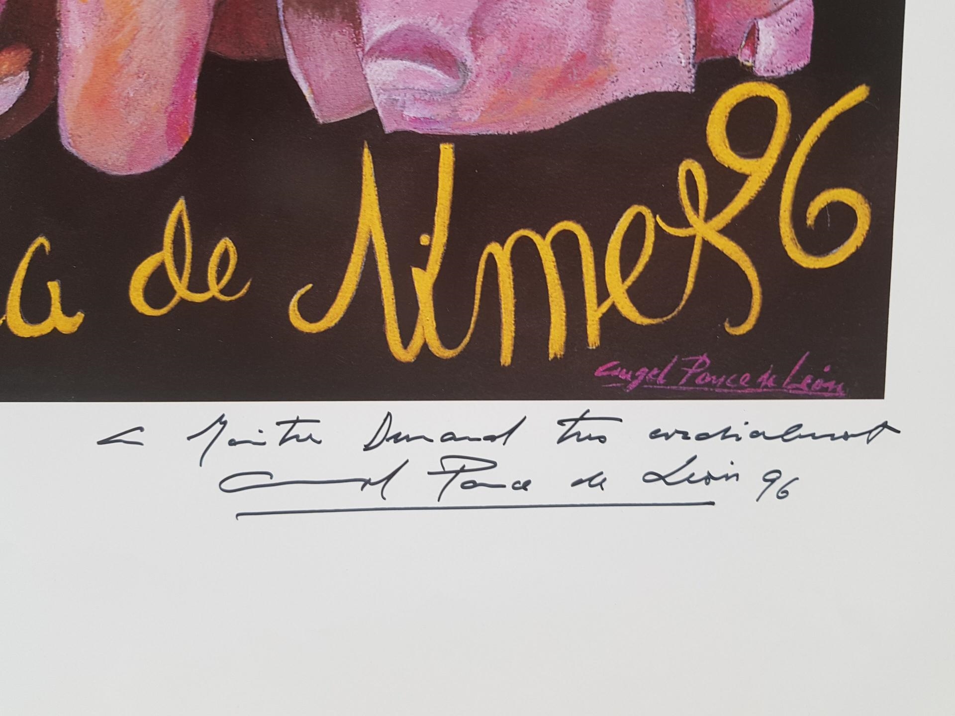 Angel Ponce De Leon | Affiche de la Feria de Nîmes 1996 (1996) | MutualArt