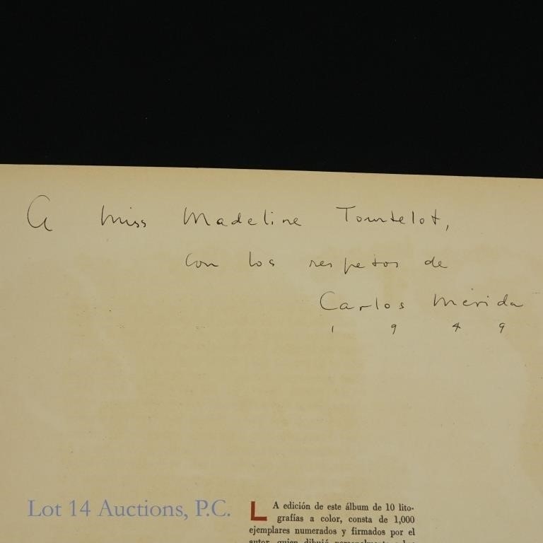 Carlos Mérida | Carlos Merida Estampas del Popol-Vuh Lithos. Inscribed ...