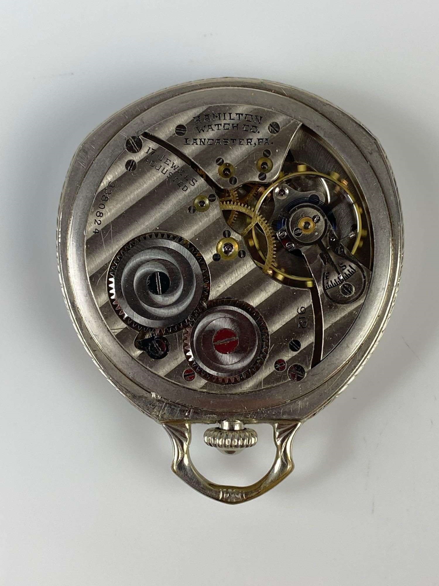 Hamilton | Hamilton Watch Co. 17 Jewel Open Face Pocket Watch Turn off ...