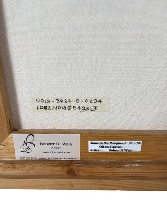 Bob Weir | BOB WEIR ACRYLIC ABSTRACT ON CANVAS | MutualArt